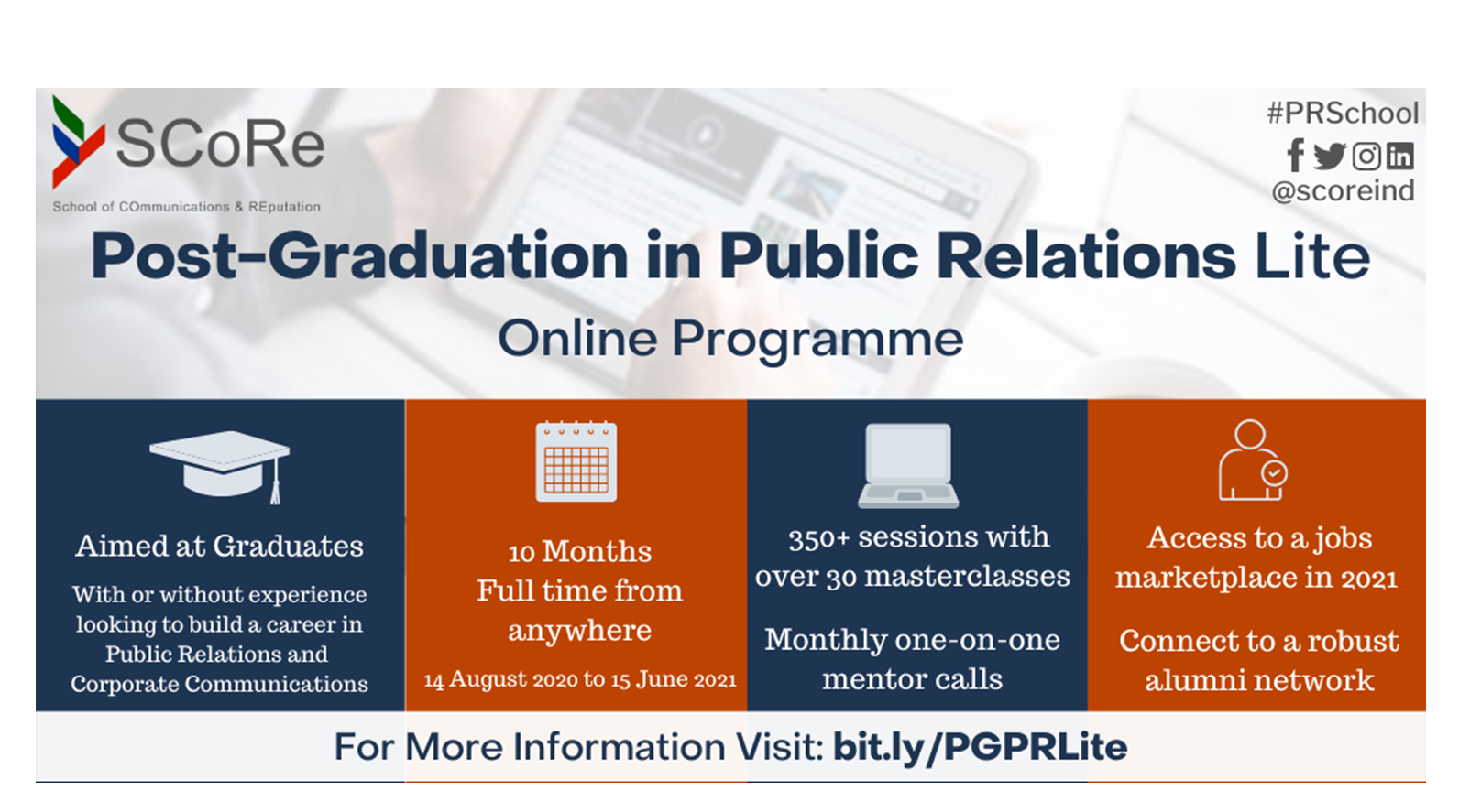 Creating future leaders of communication with an online post-graduate ...